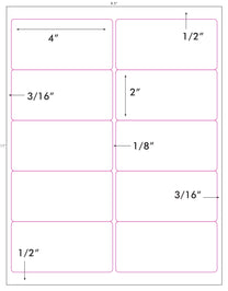 Avery 5163 Label Template - Removable Adhesive Labels