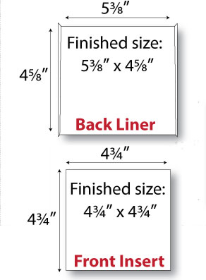 CD Jewel Case Insert Sets 100 sheets Includes Tray Liners and Front In